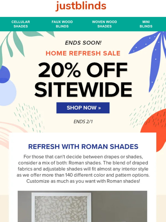 Blinds: It's the final days to save 20% off | Milled