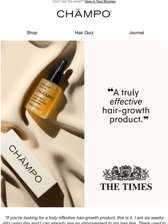 Champo: The Times’ best leave-in hair treatment | Milled