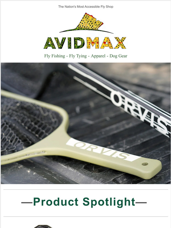 AvidMax: Product Spotlight Orvis Wide Mouth Net | Milled