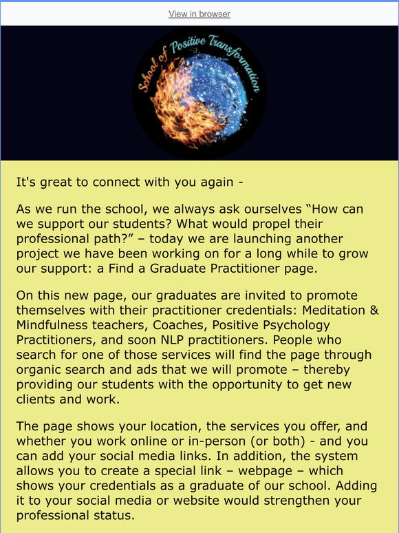 School of Positive Transformation: 🆓 Promotion tool to find your ...