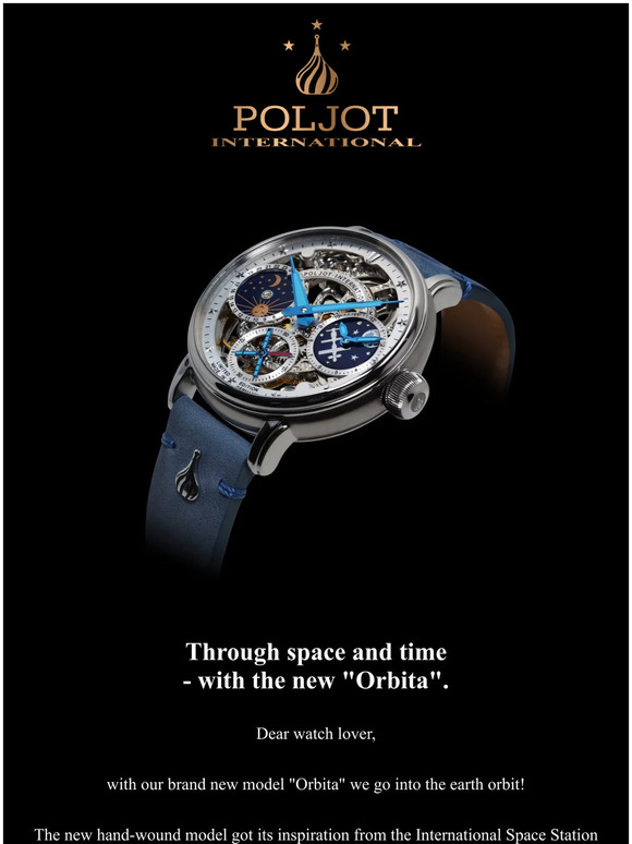 Poljot: Through space and time with the new "Orbita" model | Milled