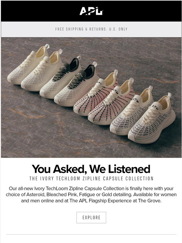 Athletic Propulsion Labs: JUST DROPPED: Our All-New Ivory TechLoom ...