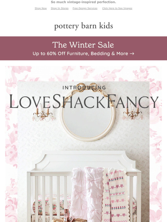 Pottery Barn Kids: TRENDING | The LoveShackFancy Collection | Milled