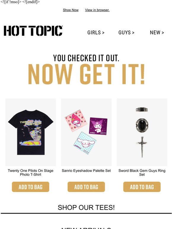 Hot Topic: Go ahead, take another look 👀 | Milled