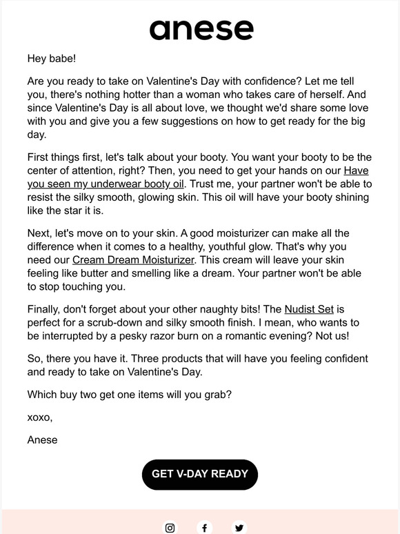 Anese: Your body should shine like the star it is | Milled