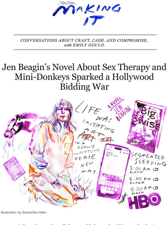 The Cut: Jen Beagin’s Novel About Sex Therapy and Mini-Donkeys Sparked ...