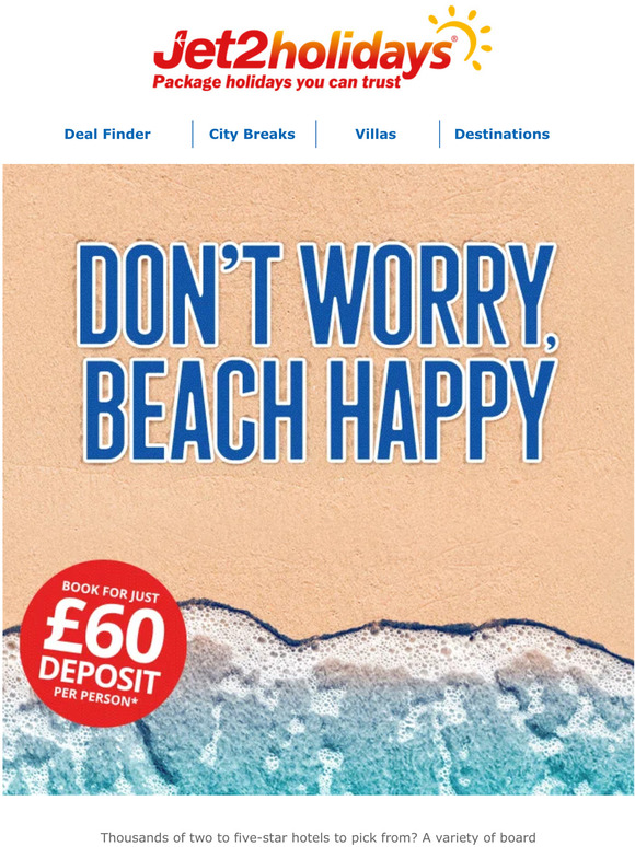Jet2 Holidays: Don't worry, beach happy | Milled