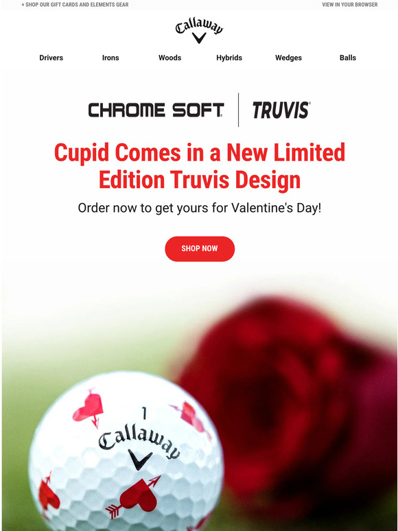 Callaway Golf: Cupid Comes in a New Limited Edition Truvis Design ...