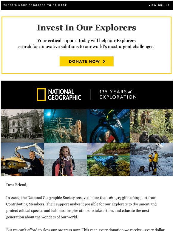 National Geographic: Support 135 Years of Exploration | Milled