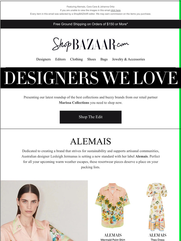 Harper's Bazaar: Three Spring-Ready Brands To Shop Now | Milled