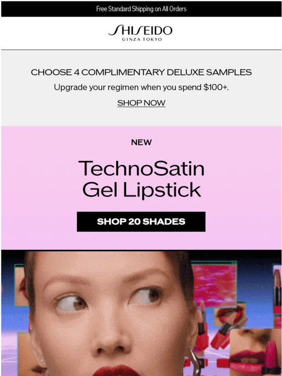Shiseido: Receive 4 Free Deluxe Samples When You Spend $100+ | Milled