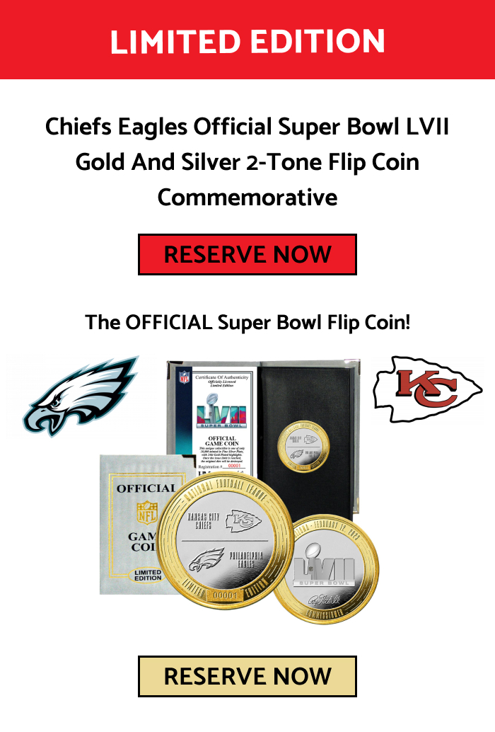 Danbury Mint: The Official Super Bowl LVII Flip Coin | Milled