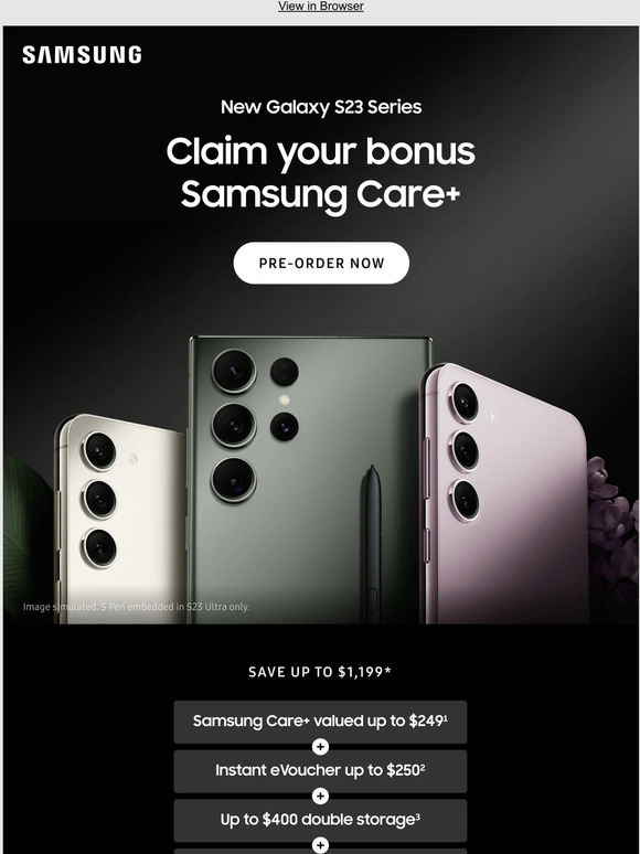 Samsung: Pre-order the new Galaxy S23 Series now | Milled