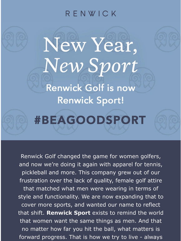 Renwick Golf: Introducing Renwick Sport | Milled