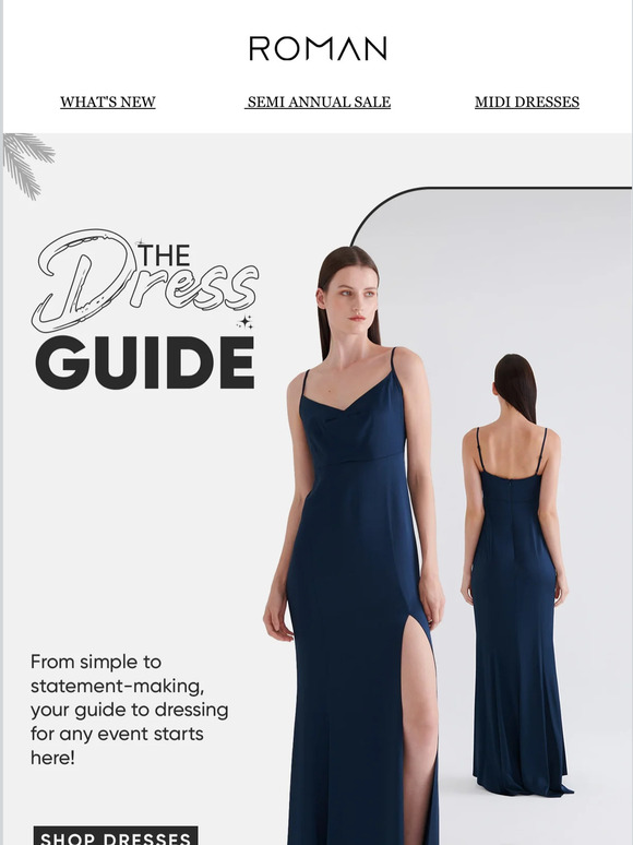 Roman: Dress for Every Occasion with Roman USA 👗 | Milled