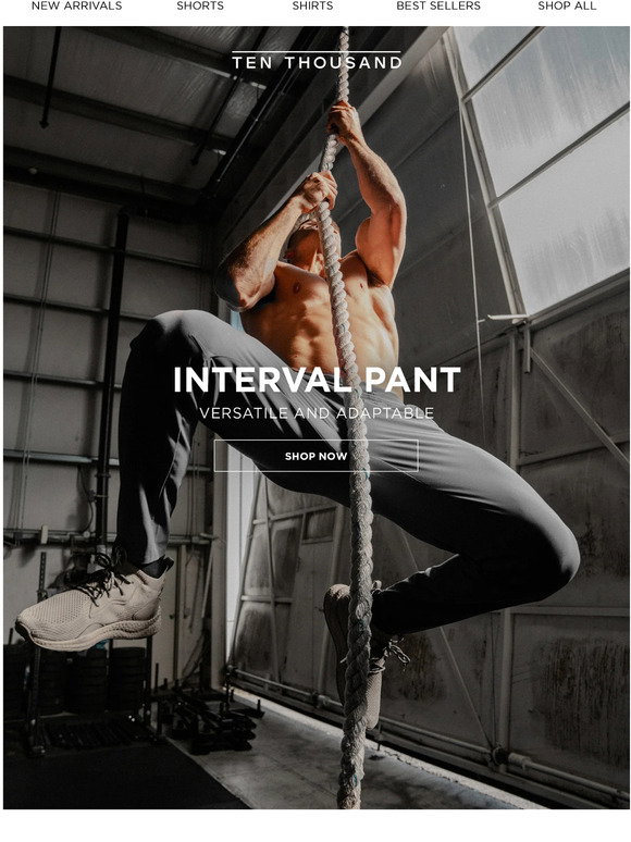 Ten Thousand: The Interval Pant In Core Colors | Milled