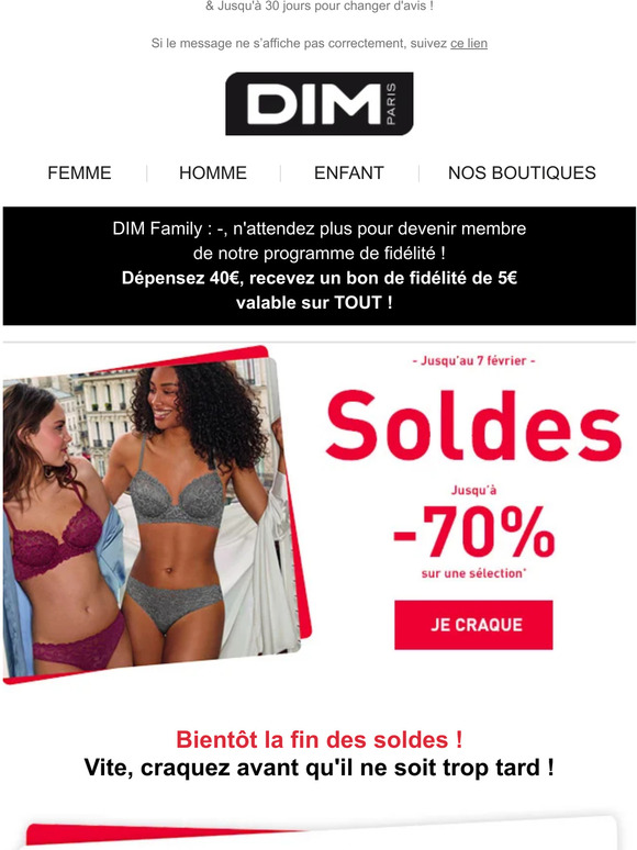 DIM: Les soldes continuent jusqu'à -70% ! 💥 | Milled