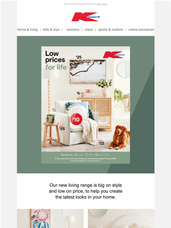 kmart: Our new home living catalogue is here! | Milled