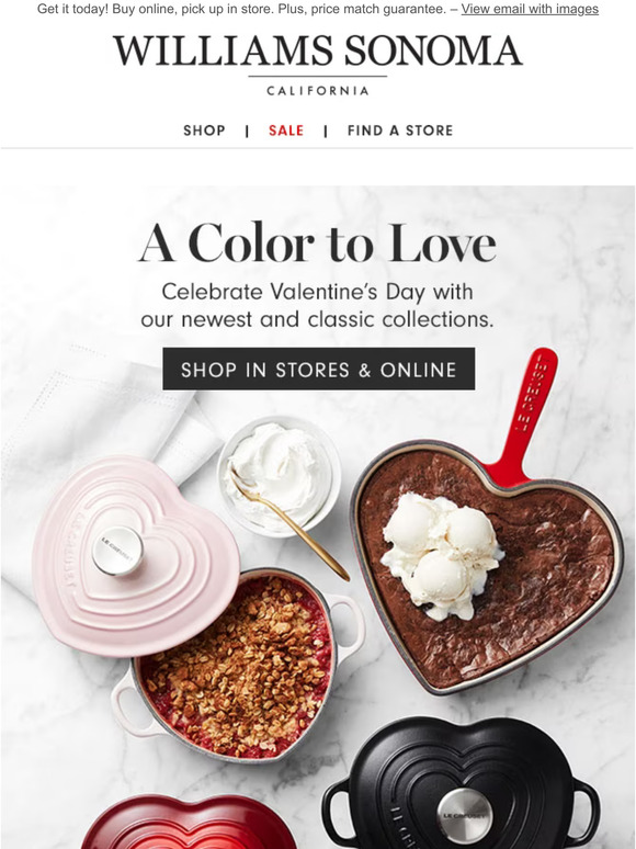 Williams Sonoma: Color of the month: ️ | Milled