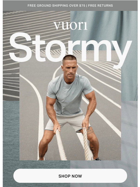 Vuori: Stormy: Our fresh new color for spring | Milled