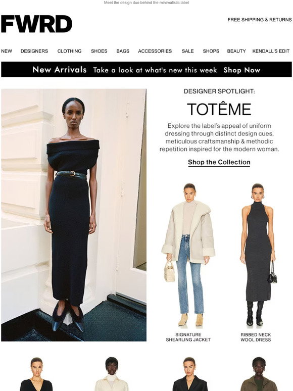 Forward: Kendall Talks Style With Totême | Milled