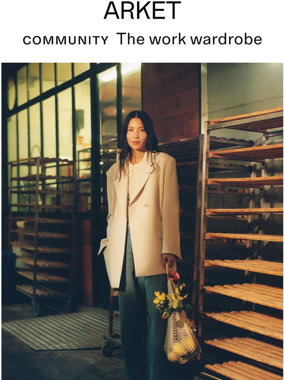 ARKET: The work wardrobe, s/s 2023 | Milled