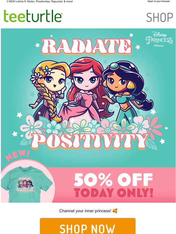 TeeTurtle: 🌼👑💕 Disney Princess Takeover!!! | Milled