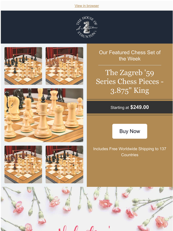 House of Staunton: Our Featured Chess Set of the Week - The Zagreb '59 ...