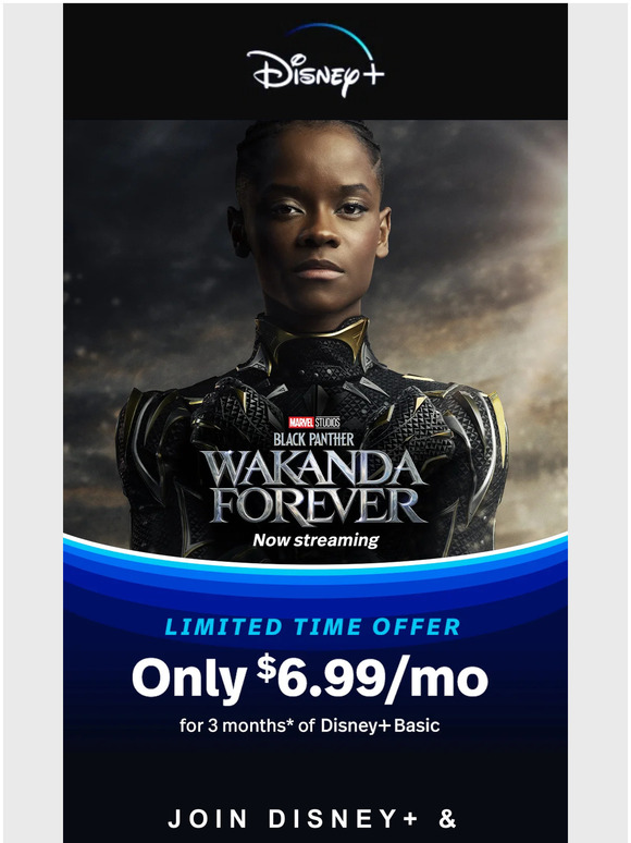 Disney+: Black Panther: Wakanda Forever | Now Streaming | Milled