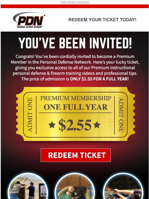 Personal Defense Network: 🎟️ Here's your ticket to better personal ...