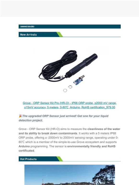 Seeed Studio: 🎉Meet the new eco-friendly ORP Sensor Kit Pro in the ...