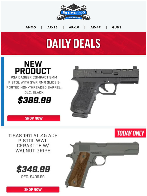 Palmetto State Armory: New! | PSA SWR Compact Dagger With Ported Barrel ...