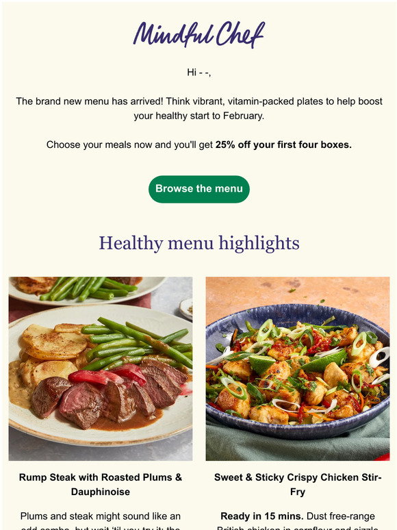 Mindful Chef: Your new healthy menu is here | Milled