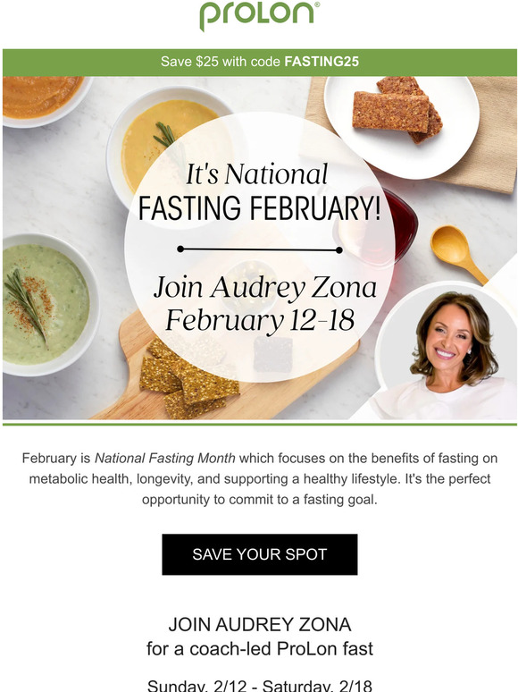 ProLon: Lock in your fasting goals during Fasting February | Milled