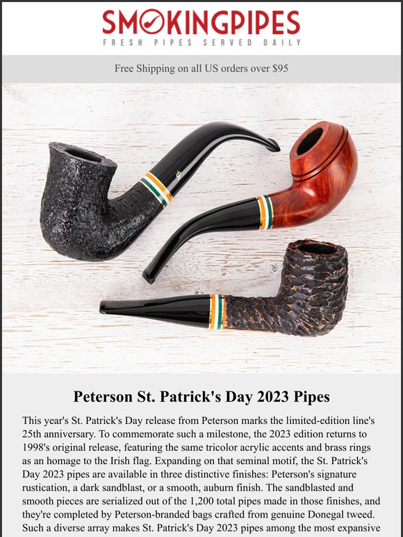 Smokingpipes: Additional St. Patrick's Day Pipes Now Available | Smooth ...