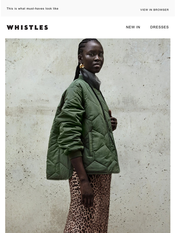 Whistles: Make it easy: The wardrobe staples to wear all season | Milled