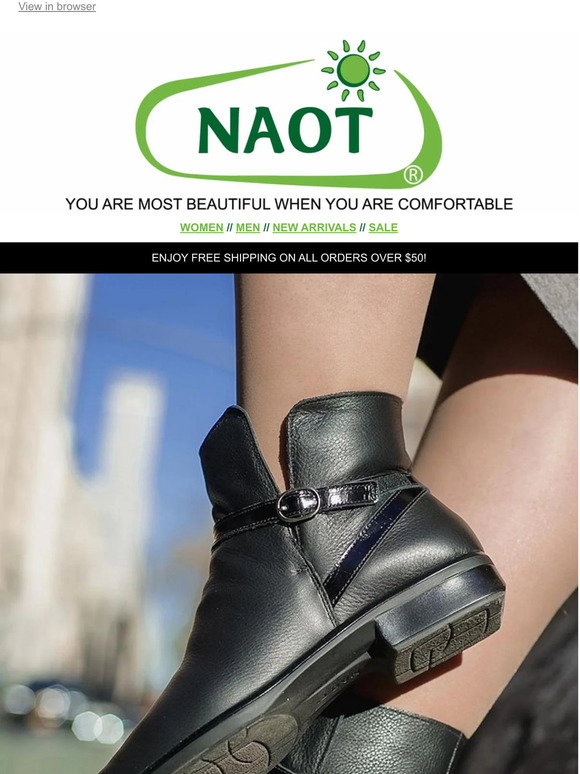 Naot: Complete Your Closet 💚 | Milled