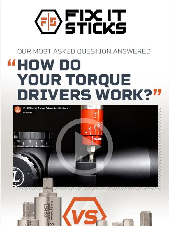 Fix It Sticks: 🛠️ Our Torque Tools Explained | Milled