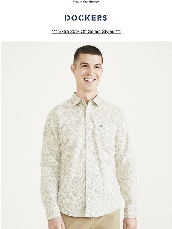 Dockers: How to build a look in 2 easy steps. | Milled