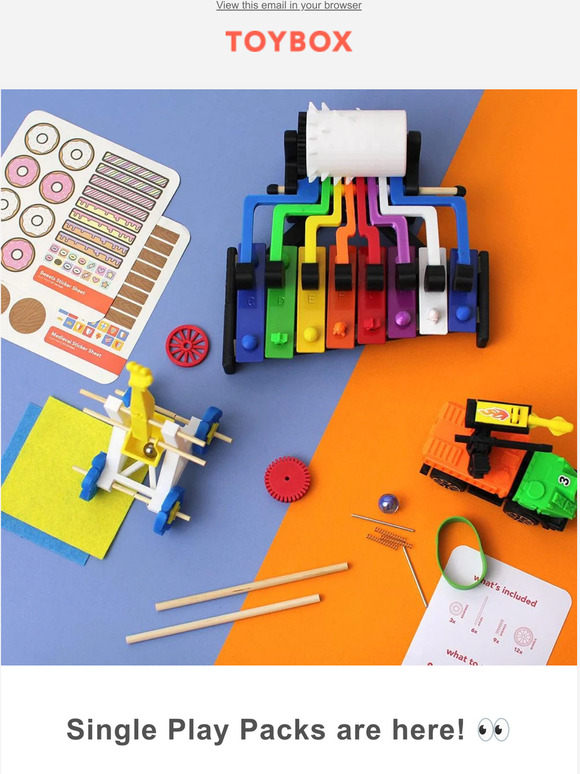 Toybox: Single Play Packs now available! 💥 | Milled