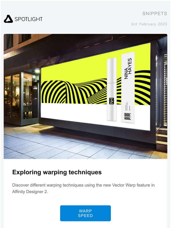 Serif: Spotlight: Exploring warping techniques in Affinity Designer ...