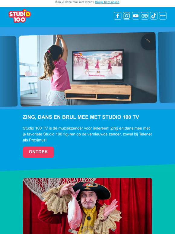 Studio 100: Olé Olé, een nieuwe Studio 100 TV! 🎉 | Milled