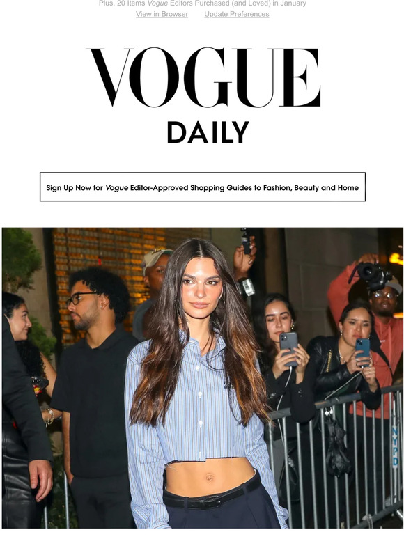 Vogue: Emily Ratajkowski Debuts a Dramatic New Bob | Milled
