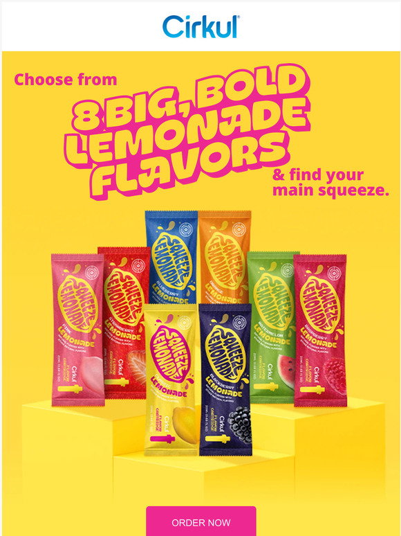 Cirkul: Find Your Main Squeeze With Squeeze Lemonade!🍋 | Milled