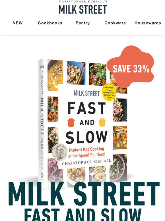 Milk Street Kitchen: Instant Pot Cooking at the Speed You Need | Milled