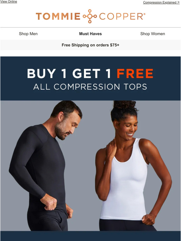 Tommie Copper: BOGO Tops is BACK! | Milled