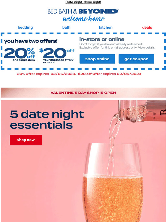 Bed Bath & Beyond: 💏 Check out these 5 must-haves for a romantic ...