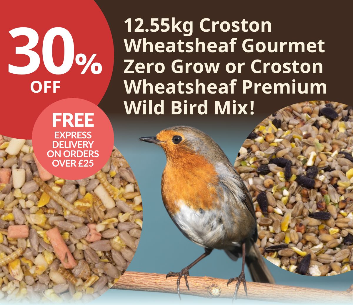 Garden Bird: Don't Miss Out! 30% OFF Our Croston Wild Bird Mixes ...