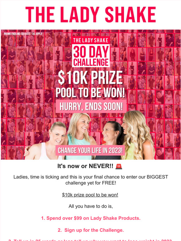 The Lady Shake: $10K prize pool to be won. | Milled