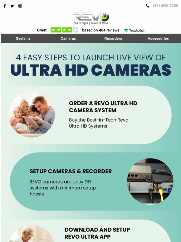 Revo: HOW TO LAUNCH LIVE VIEW OF ULTRA HD CAMERAS | Milled